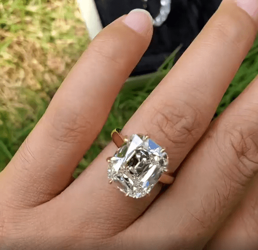 Lab diamond but your input on the cut was invaluable! The setting is 1 ...